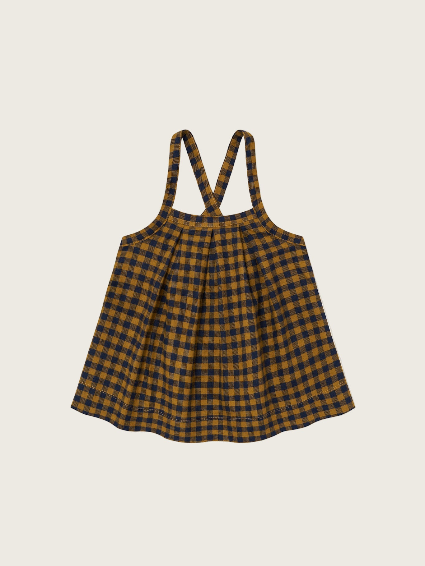 Blueberry Gingham Tribe Skirt | Organic Zoo