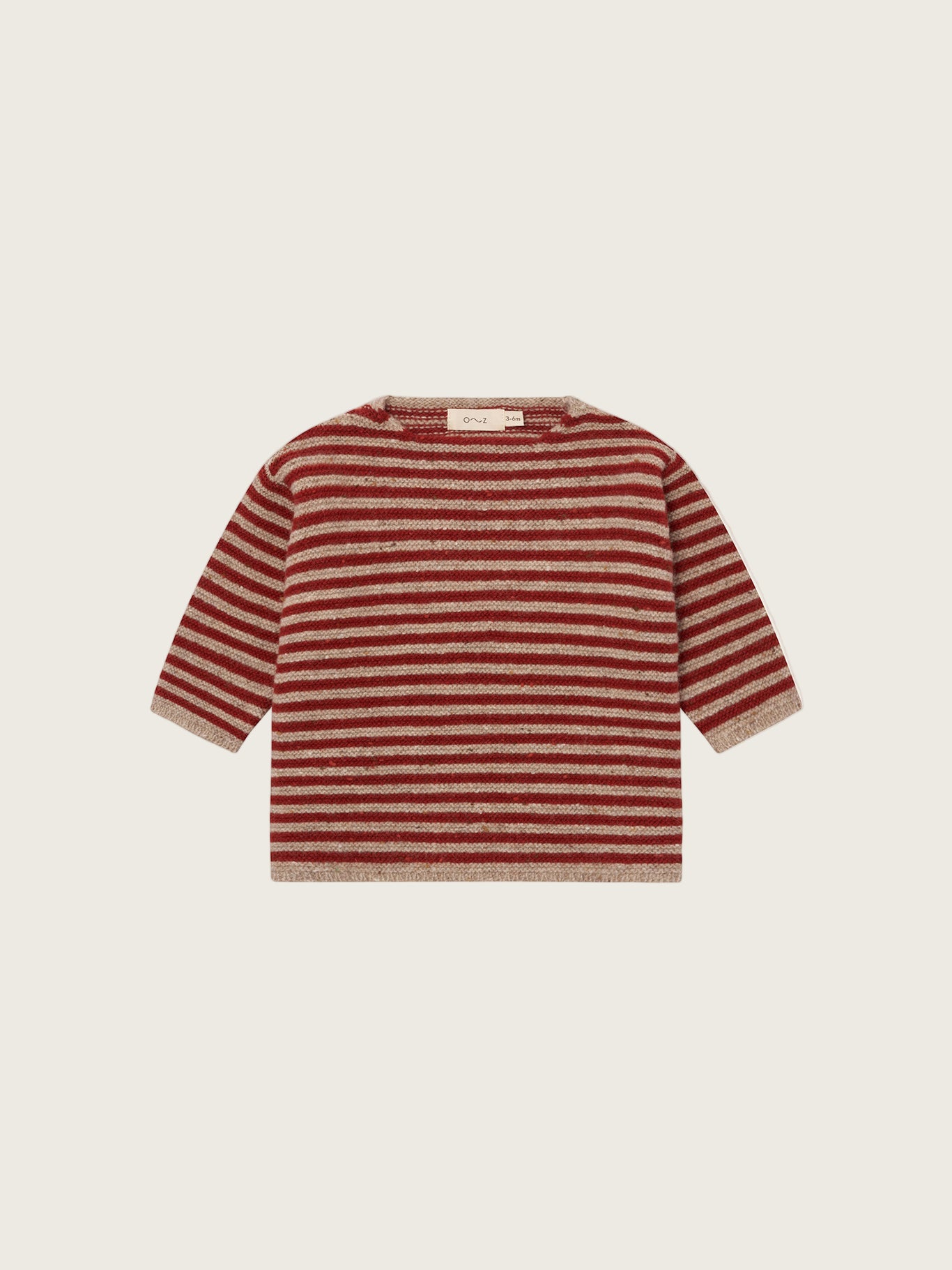 Paprika Stripes Wool Jumper | Organic Zoo