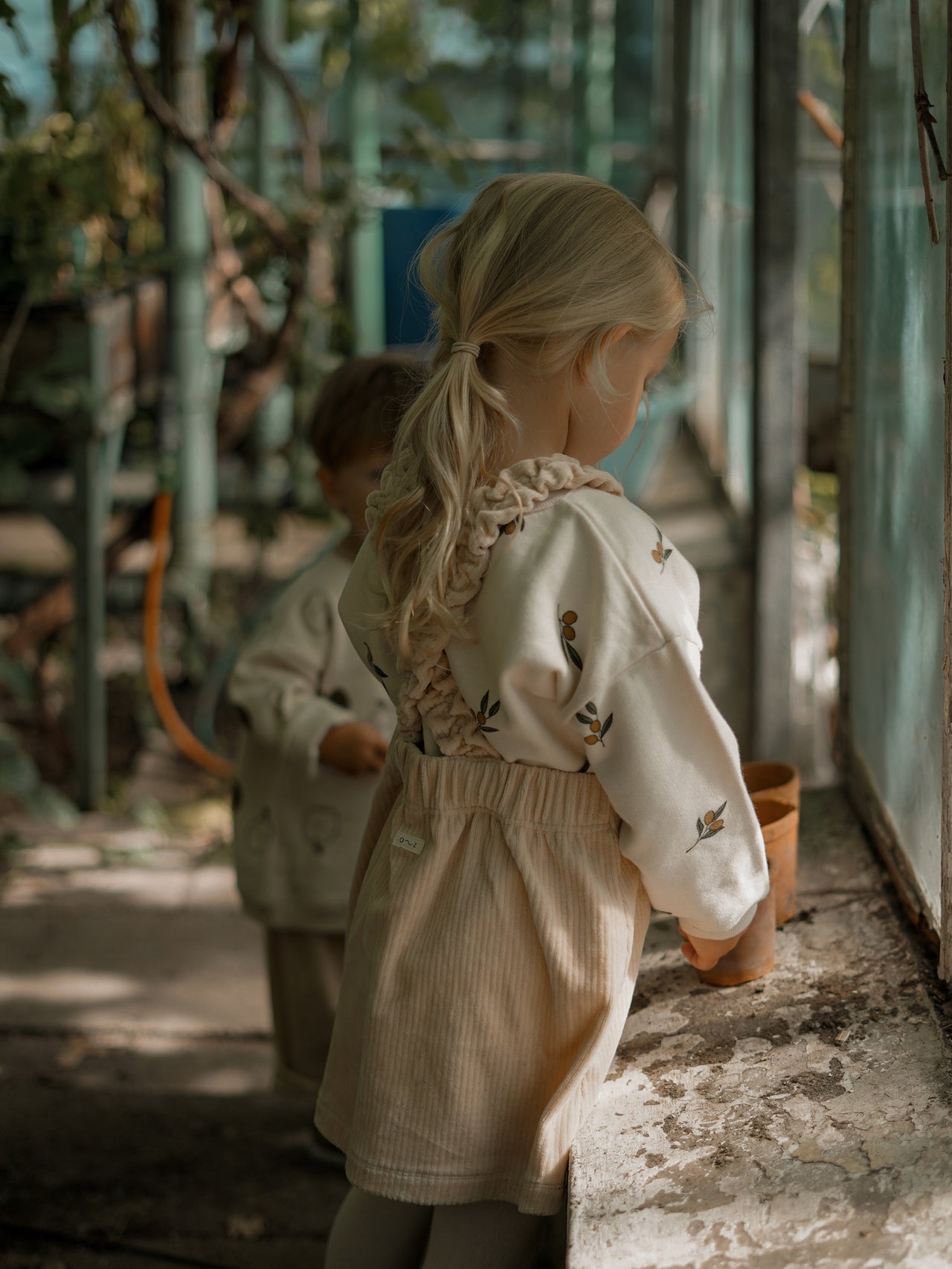 Almond Pinny Dress | Organic Zoo