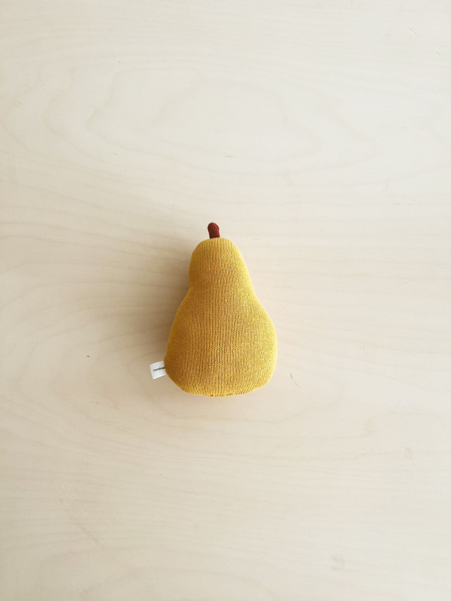 Soft Pear Rattle Toy | Organic Zoo
